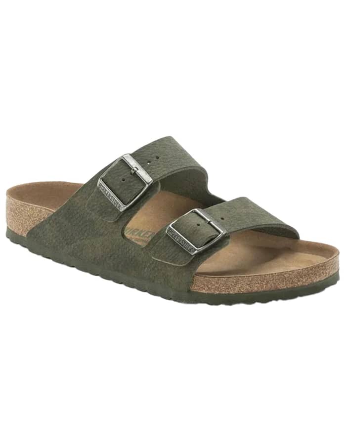 Birkenstock Arizona Vegan Microfaser Regular Desert Dust Thyme Sandales ...