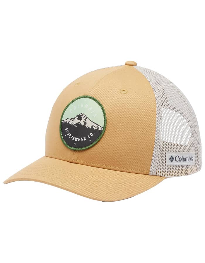 Columbia Columbia Mesh Snap Back Light Camel Dark Stone Mt Hood Circle ...