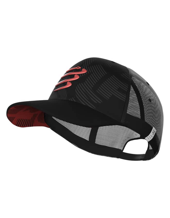 Compressport Trucker Cap Black Cappelli e fasce trail running : Snowleader