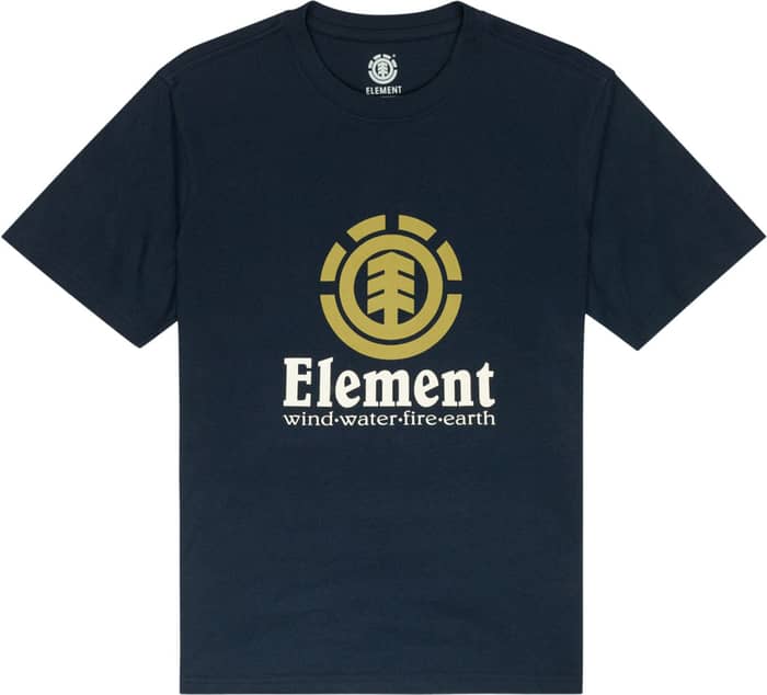Element Vertical Tee Eclipse Navy T-shirts : Snowleader