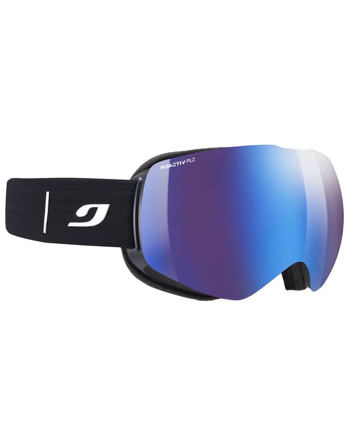 Julbo Shadow Black Reactiv 2-4 Polarized Flash Blue Skibrillen : Snowleader