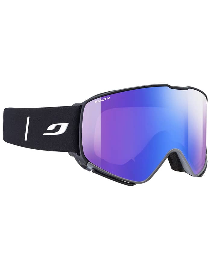 Julbo Quickshift Black / Grey Reactiv 1-3 High Contrast Flash Blue ...