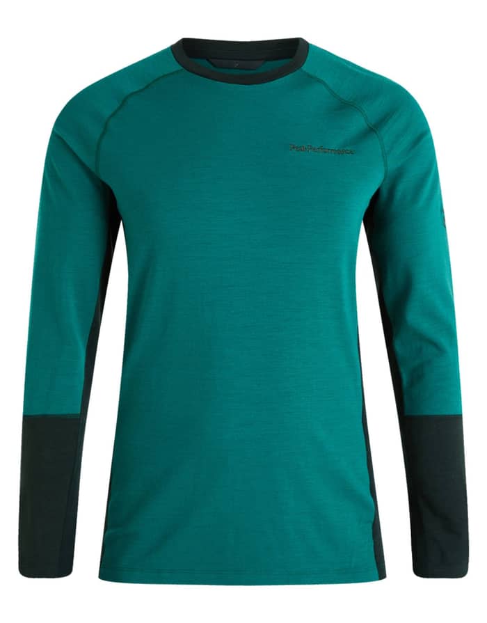 Peak Performance M Magic Crew Green Ivy Scarab Green Base layer/thermal ...