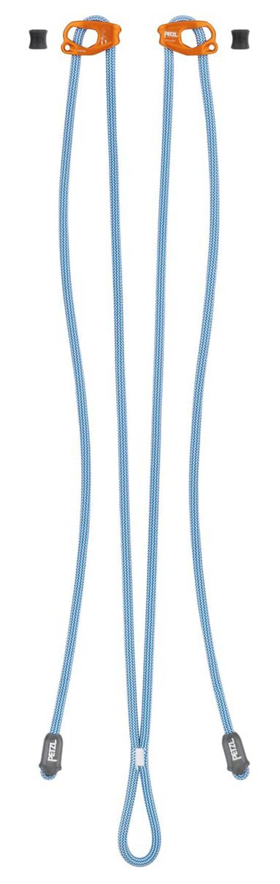 Petzl Dual Evolv Adjust Blue Straps and Ropes : Snowleader