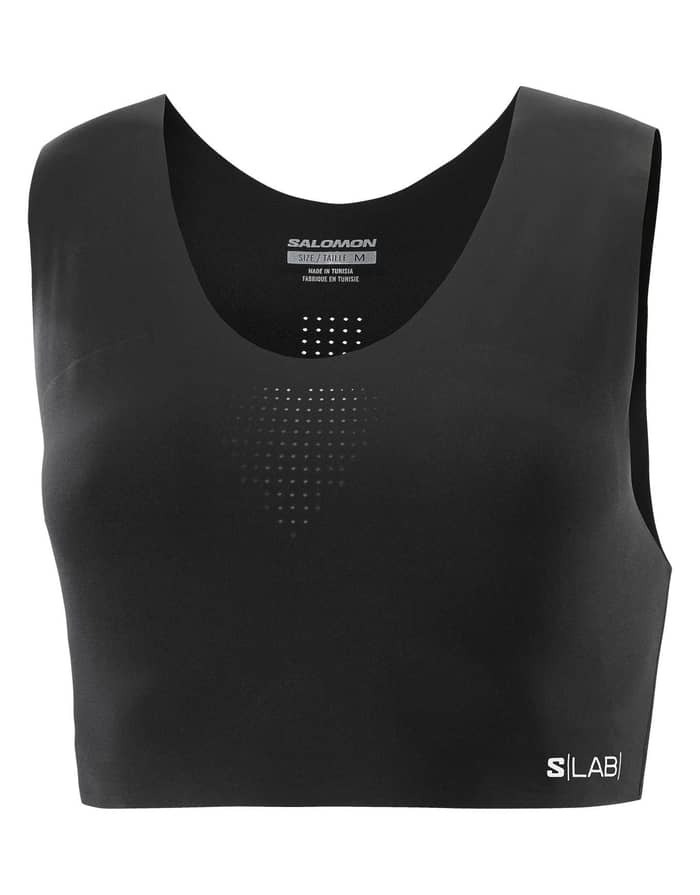 Salomon S/Lab Speed Bra W Deep Black Sports bras : Snowleader