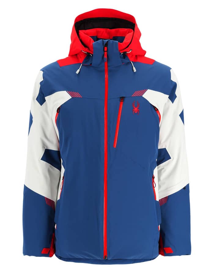 Spyder Leader Jacket Abyss Volcano Vestes ski : Snowleader