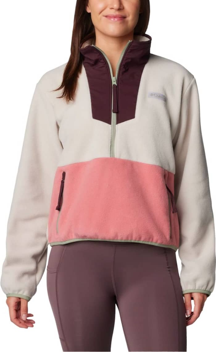 Columbia Sequoia Grove™ 1/2 Zip Fleece Dark Stone, Pink Agave Women's ...