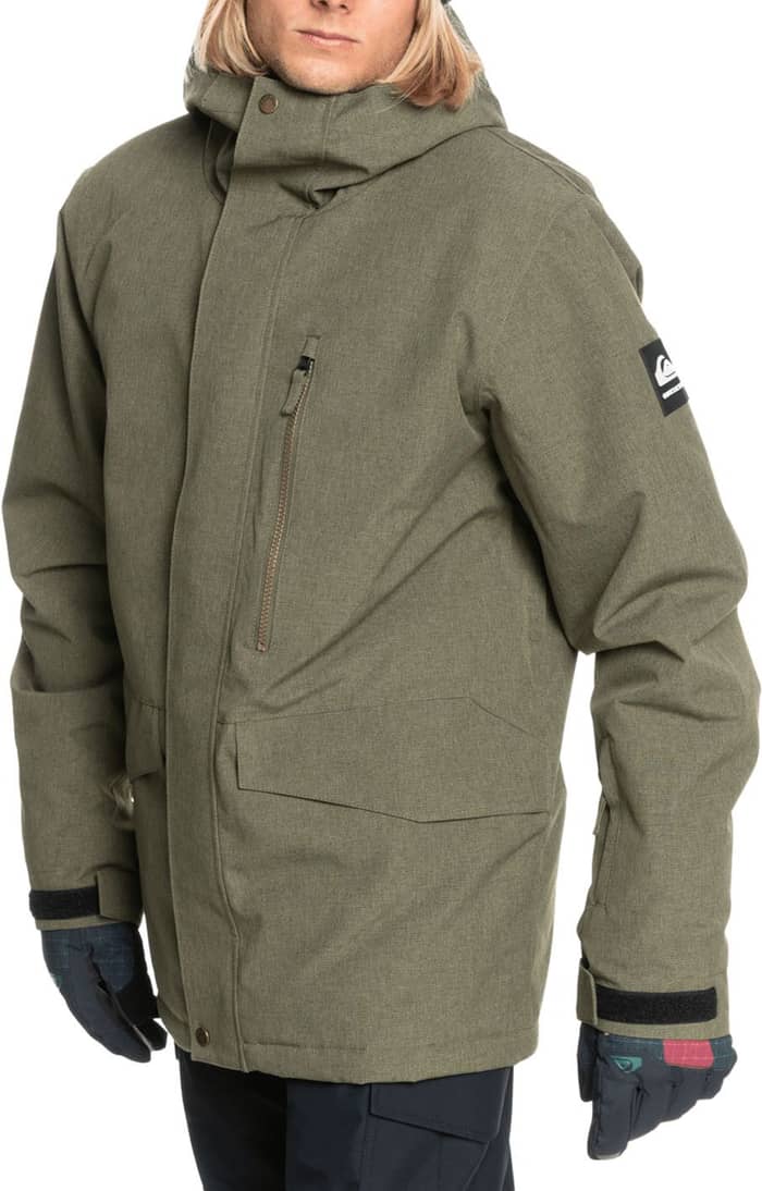 Quiksilver Mission Solid Jk Grape Leaf Heather Ski jackets : Snowleader