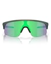 Oakley Resistor Matte Silver/Green Colorshift Sunglasses : Snowleader