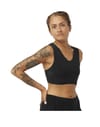 Salomon S/Lab Speed Bra W Deep Black Sport-BHs : Snowleader
