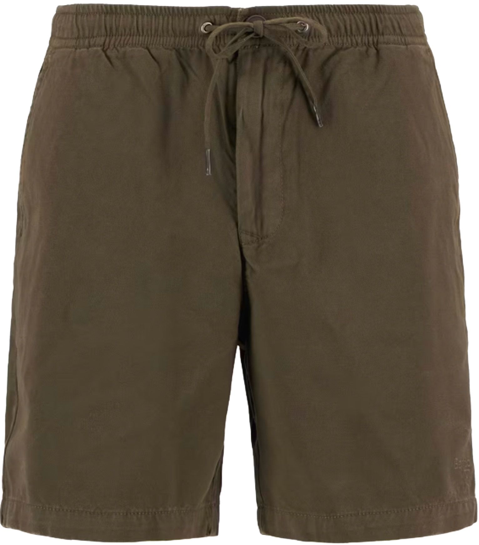 Barbour Washed Oxford Relaxed Short Uniform Green Shorts : Snowleader