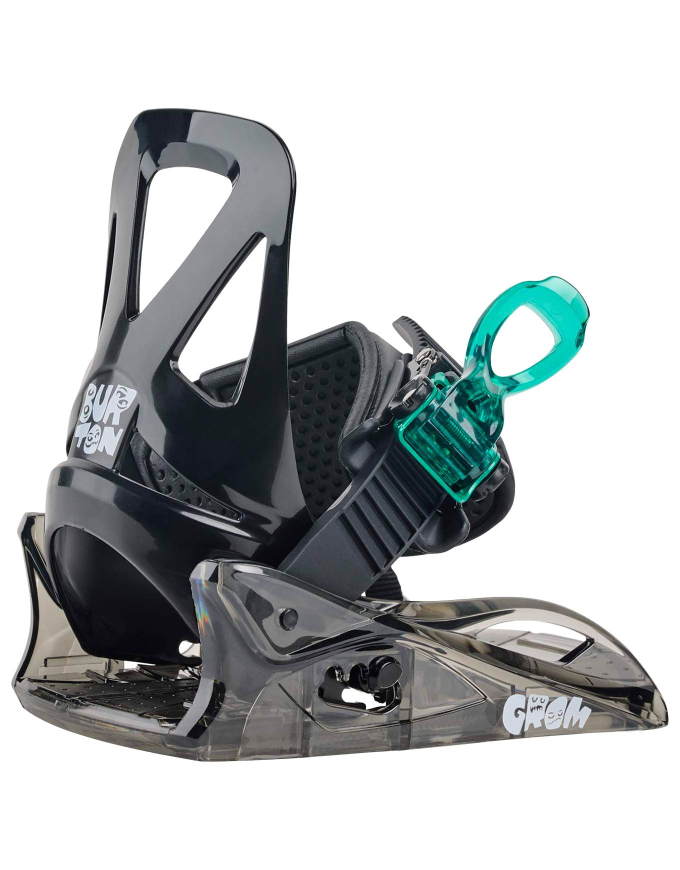 Burton Mini Grom Black Classic snowboard bindings : Snowleader