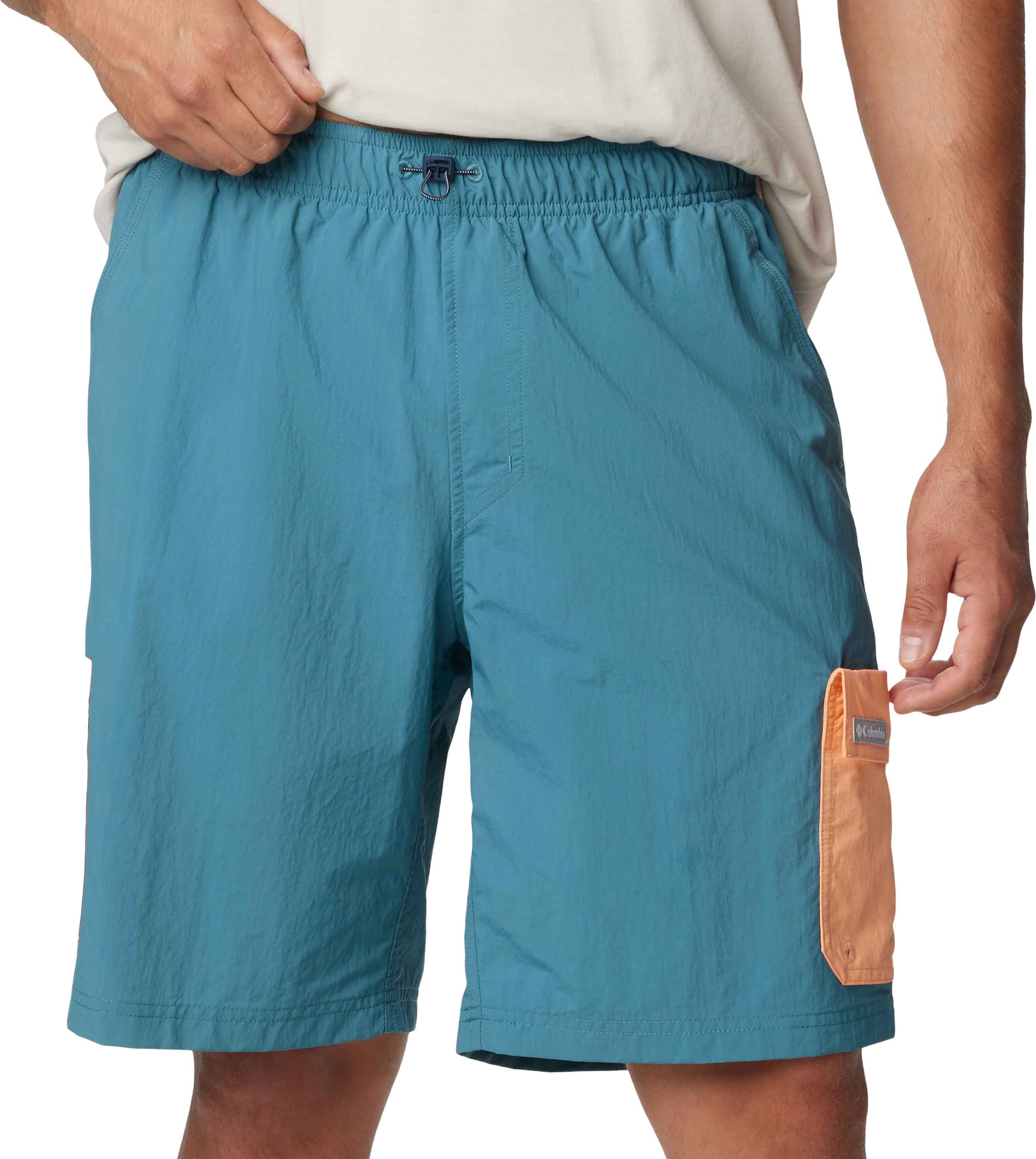 Columbia M Summerdry Brief Short Cloudburst Apricot Fizz Wandershorts ...