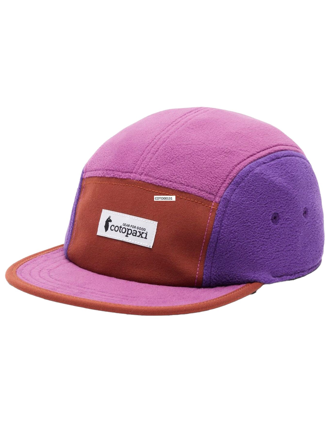 Cotopaxi Fleece 5-Panel Hat Rusty And Mauve Caps : Snowleader