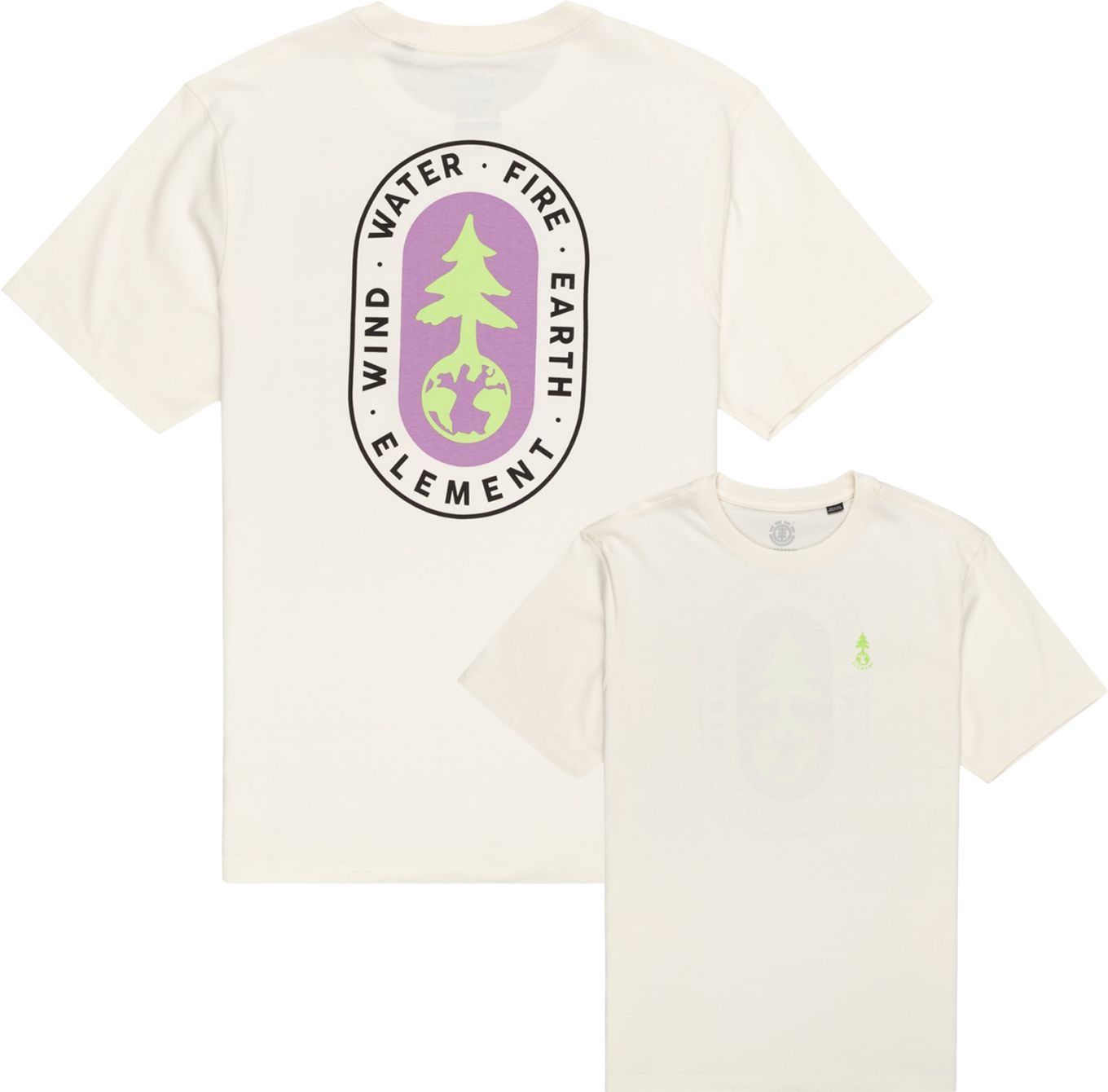 Element A Tree Grows Tee Egret T-shirt : Snowleader