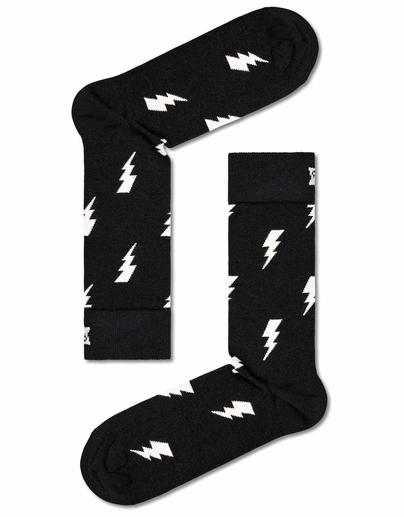 Happy Socks Flash Sock Black Socken : Snowleader