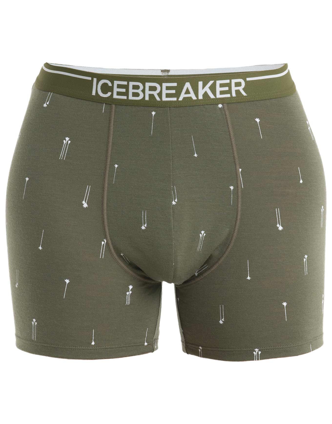 Icebreaker Men Merino Anatomica Boxers Palm Trail AOP Loden Boxer ...