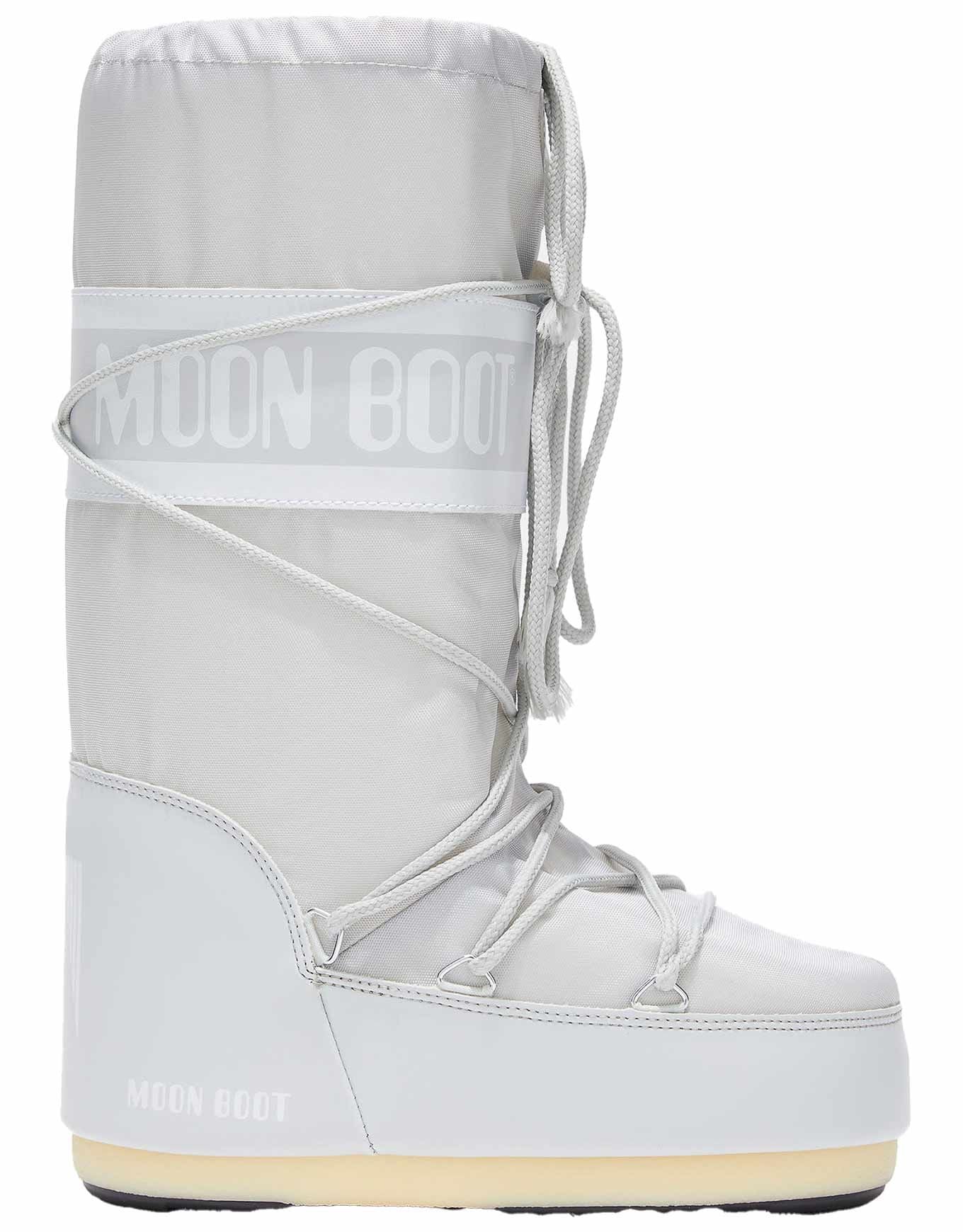 Moonboot Moon Boot Icon Nylon Glacier Grey Après-ski Homme : Snowleader