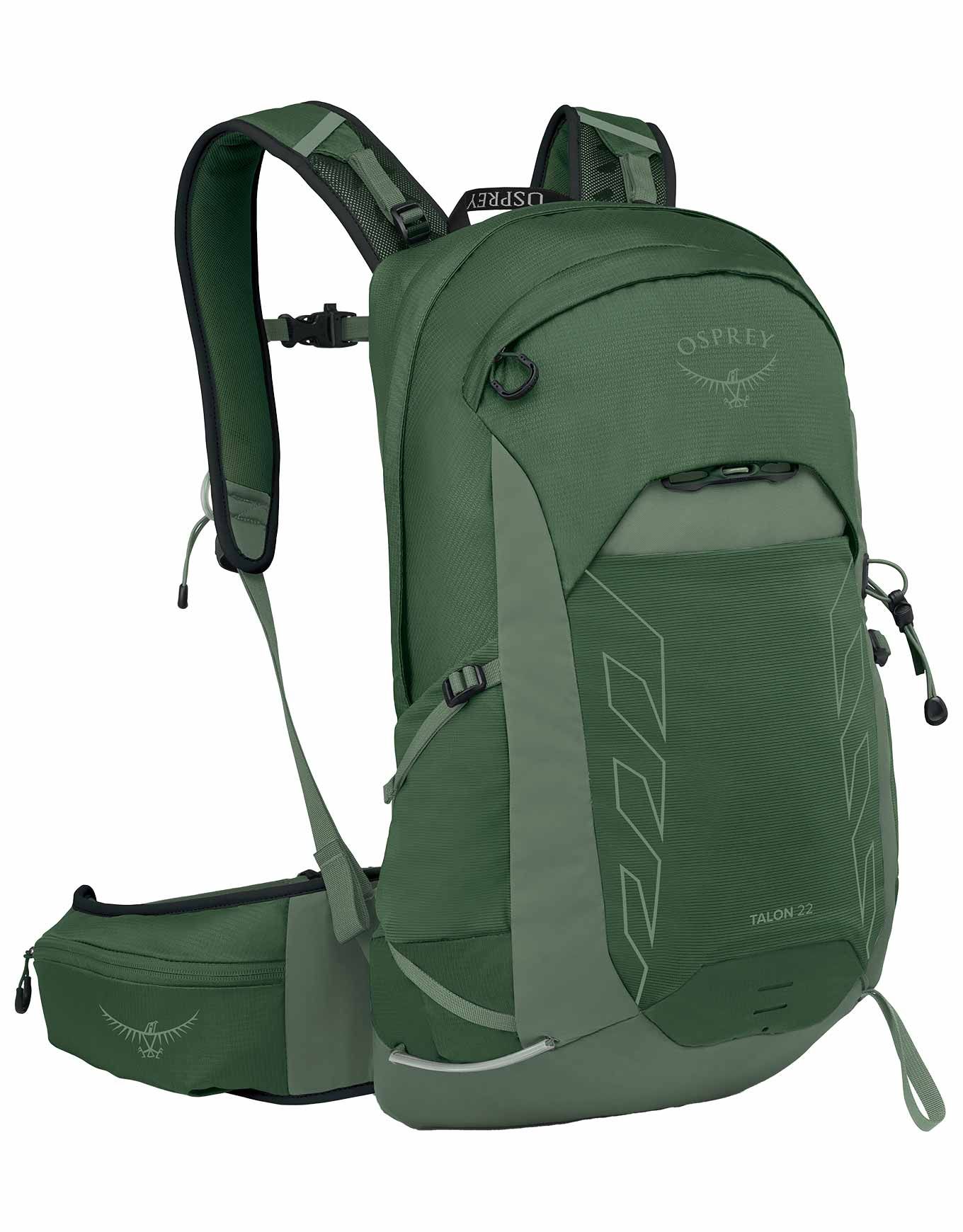 Osprey Talon 22 Green Canopy/Pine Leaf Day-Hike Backpacks : Snowleader