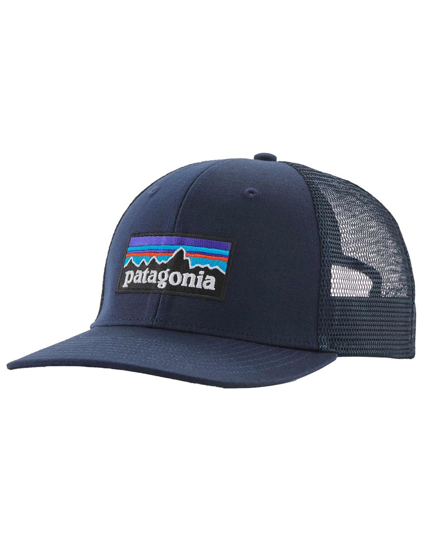 Patagonia P-6 Logo Trucker Hat New Navy Caps and hats : Snowleader