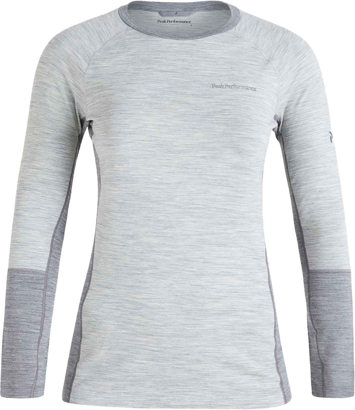 Peak Performance W Magic Crew Med Grey Melange/Grey Melange Women's ...