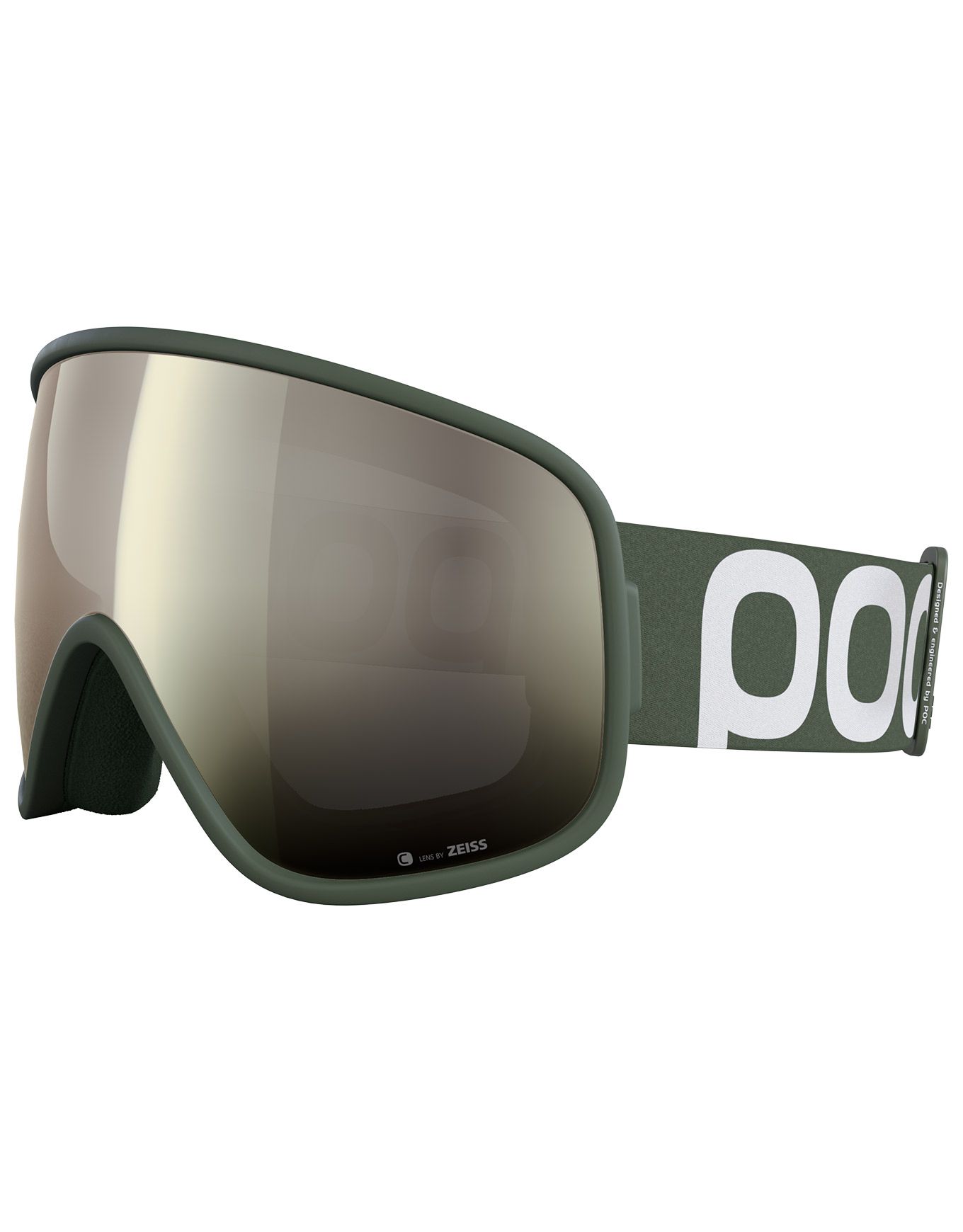 POC Vitrea Epidote Green/Partly Sunny Ivory Ski goggles : Snowleader