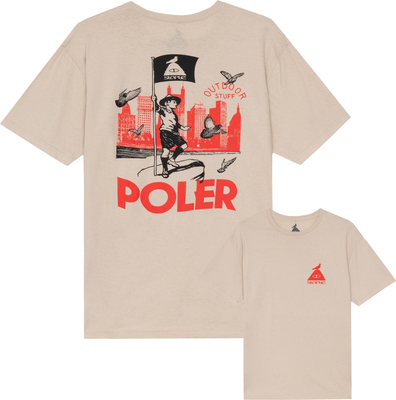 Poler Outdoor Stuff T-Shirt Sand T-shirts : Snowleader