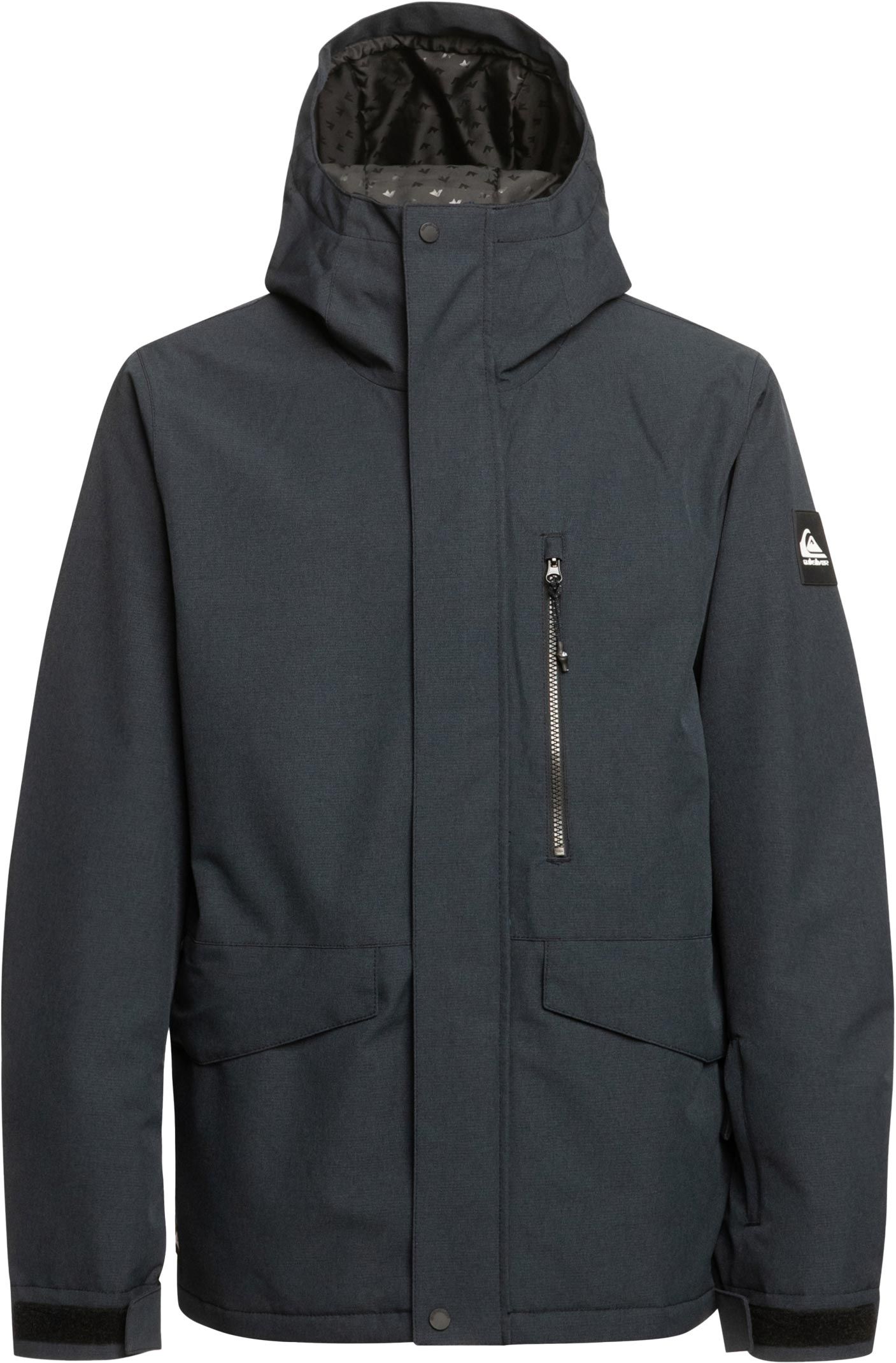 Quiksilver Mission Soli Jk M Snow Jacket True Black Ski jackets ...