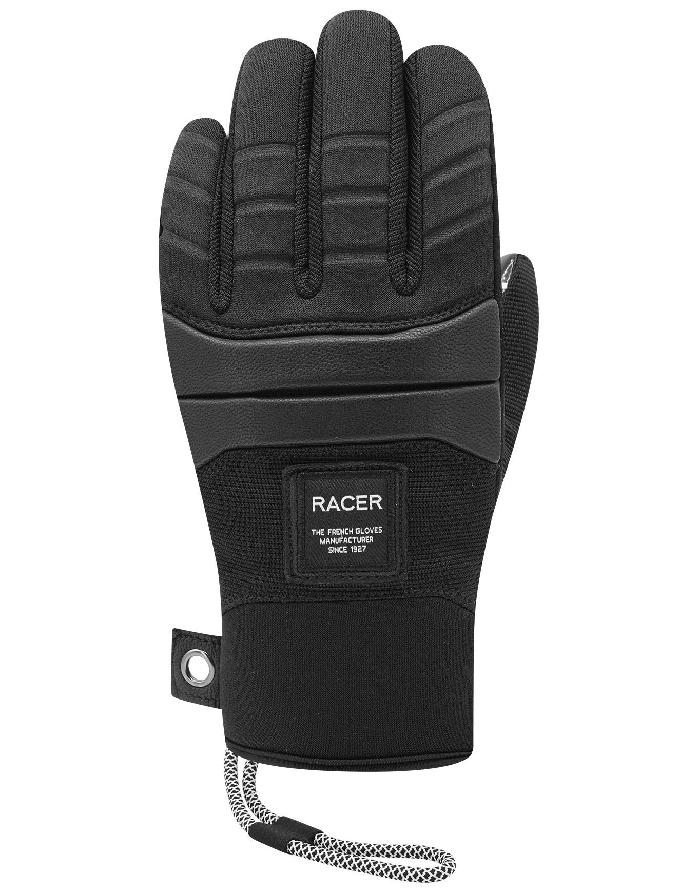 Racer Glorify 2 Black Black Gants de ski : Snowleader