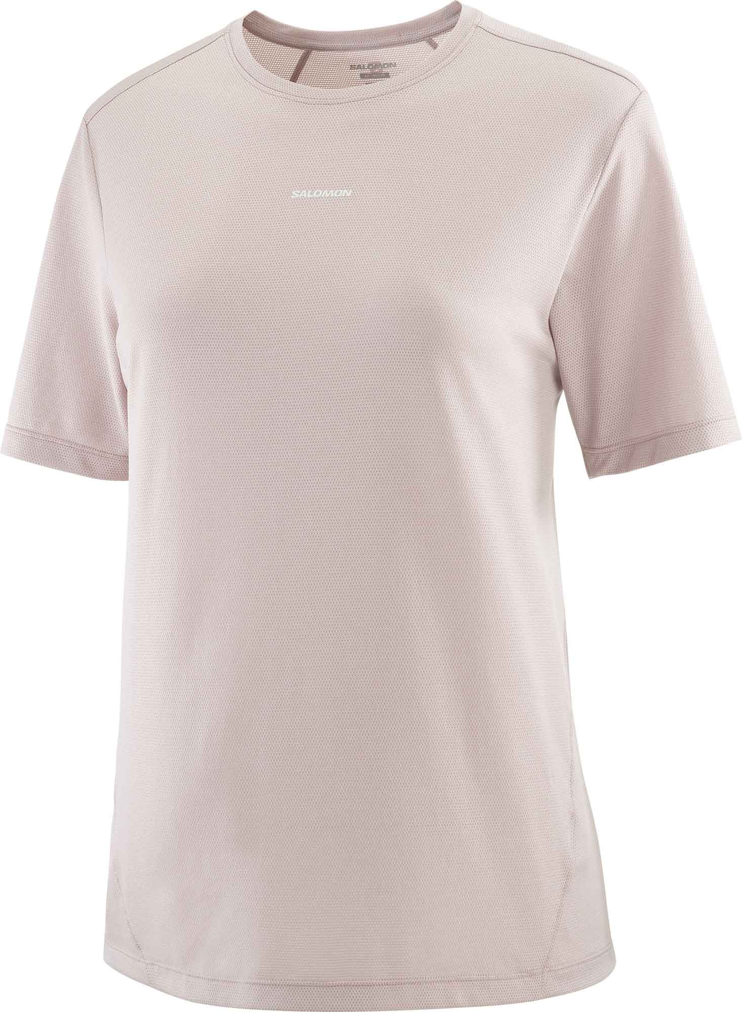 Salomon Shakeout Core SS Tee W Etherea T-Shirts trail running femme ...