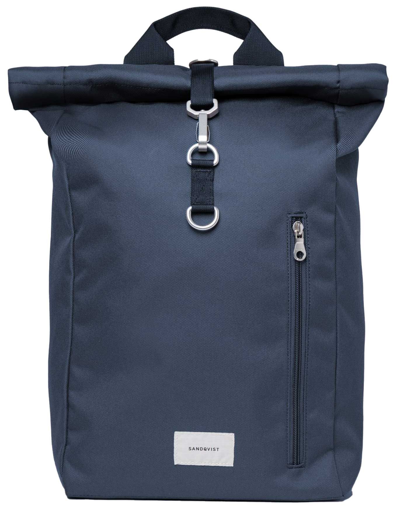 Sandqvist Ground Rolltop Backpack L Navy Sacs à dos : Snowleader