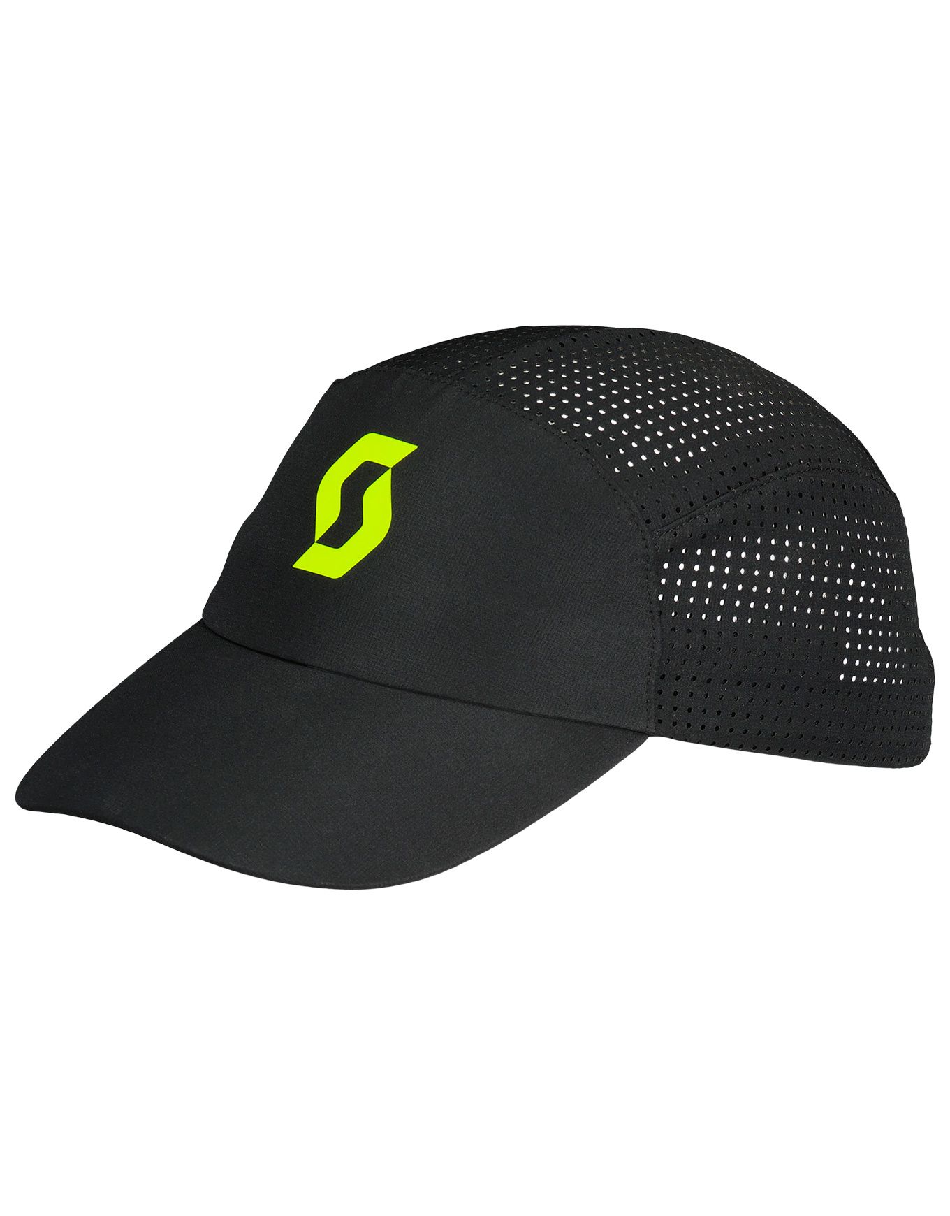 Scott Cap RC Run Black/Yellow Trail / Running petten en hoofdbanden ...