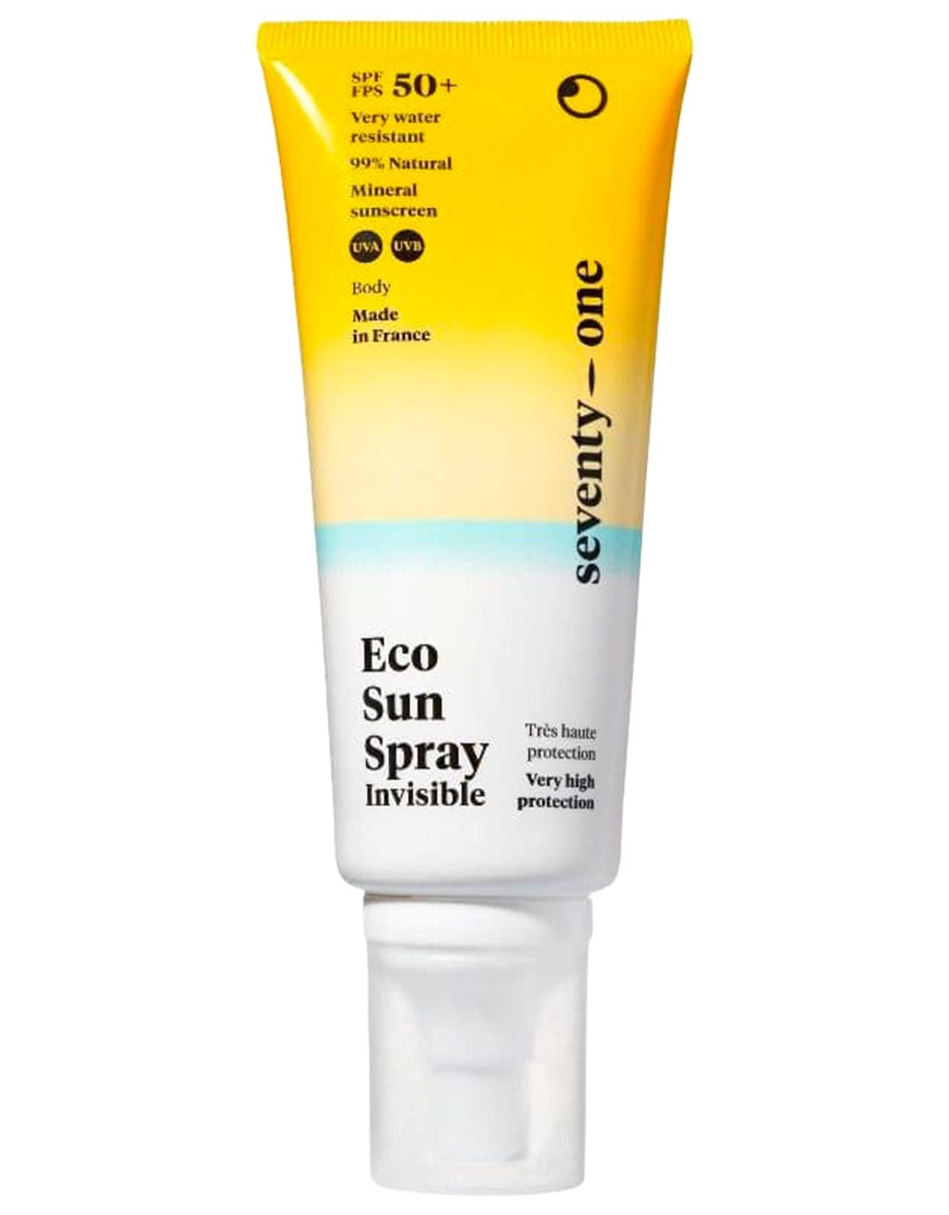 Seventyone Eco Sun Spray Spray Invisible SPF 50+ Sun cream : Snowleader