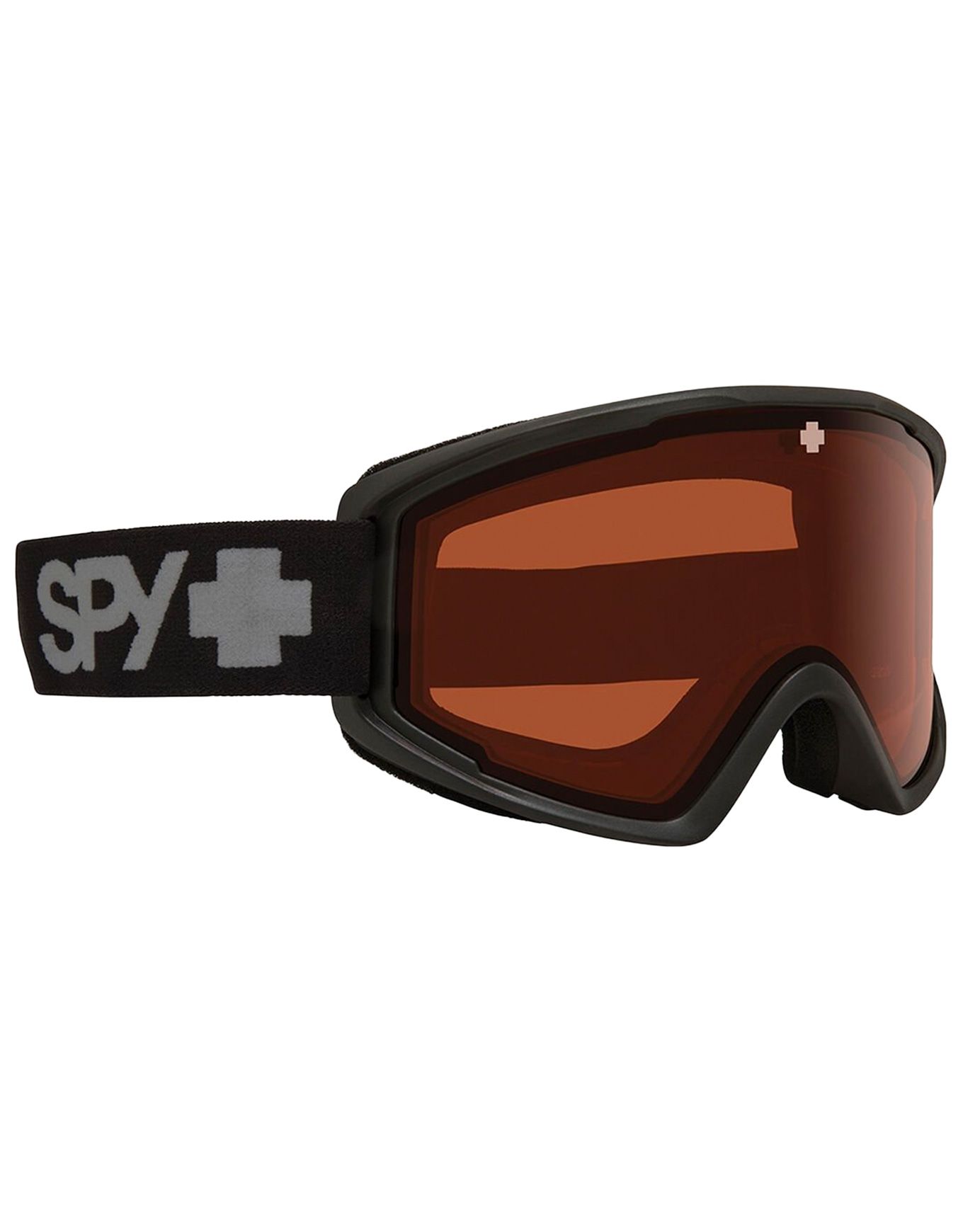 Spy Crusher Elite Eco Matte Black - Lens Persimmon Skibrillen : Snowleader