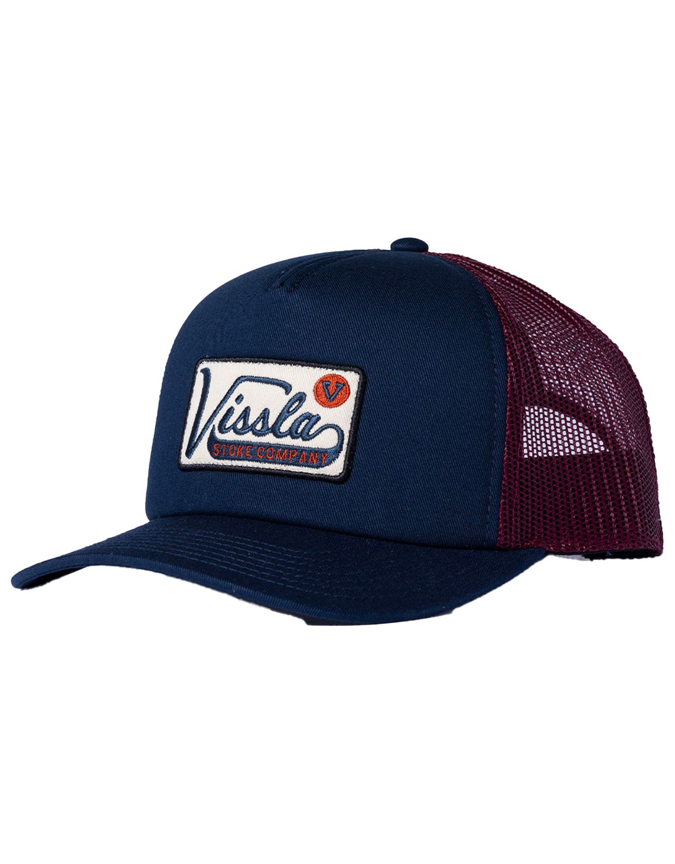 Vissla Garage Foam Trucker Hat Navy Petten : Snowleader