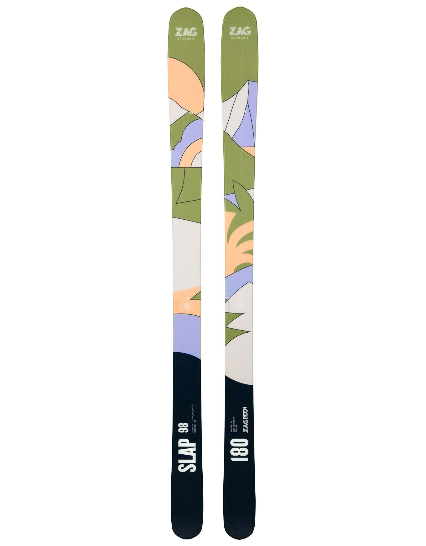 Zag Pack Slap 98 2026 Skipakker mænd : Snowleader