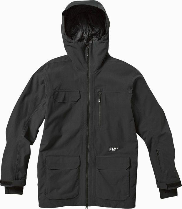FW Apparel Catalyst 2L Jacket Waterproof Shells Slate Black Ski jassen ...