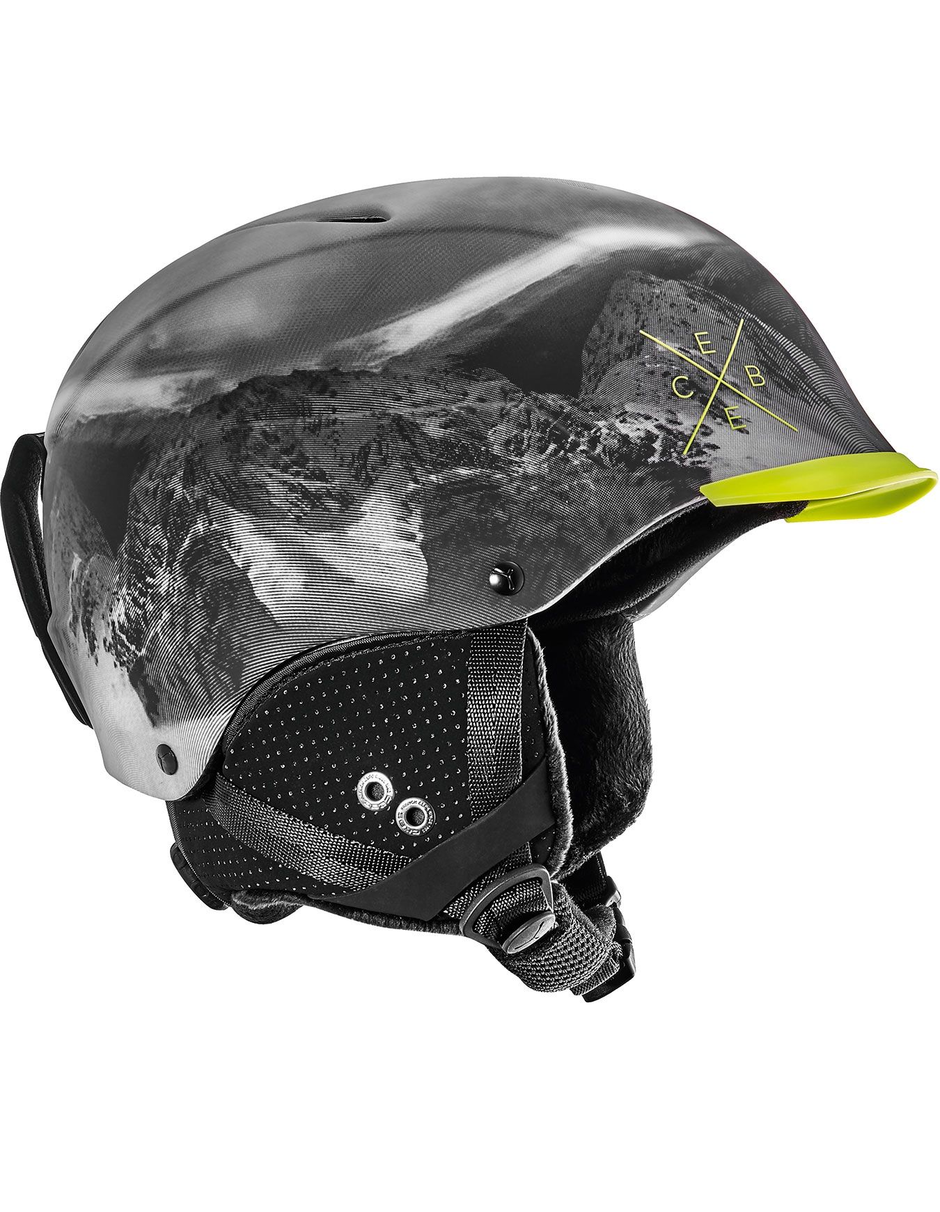 Cébé Contest Visor Lime Moutain Women's ski helmets : Snowleader