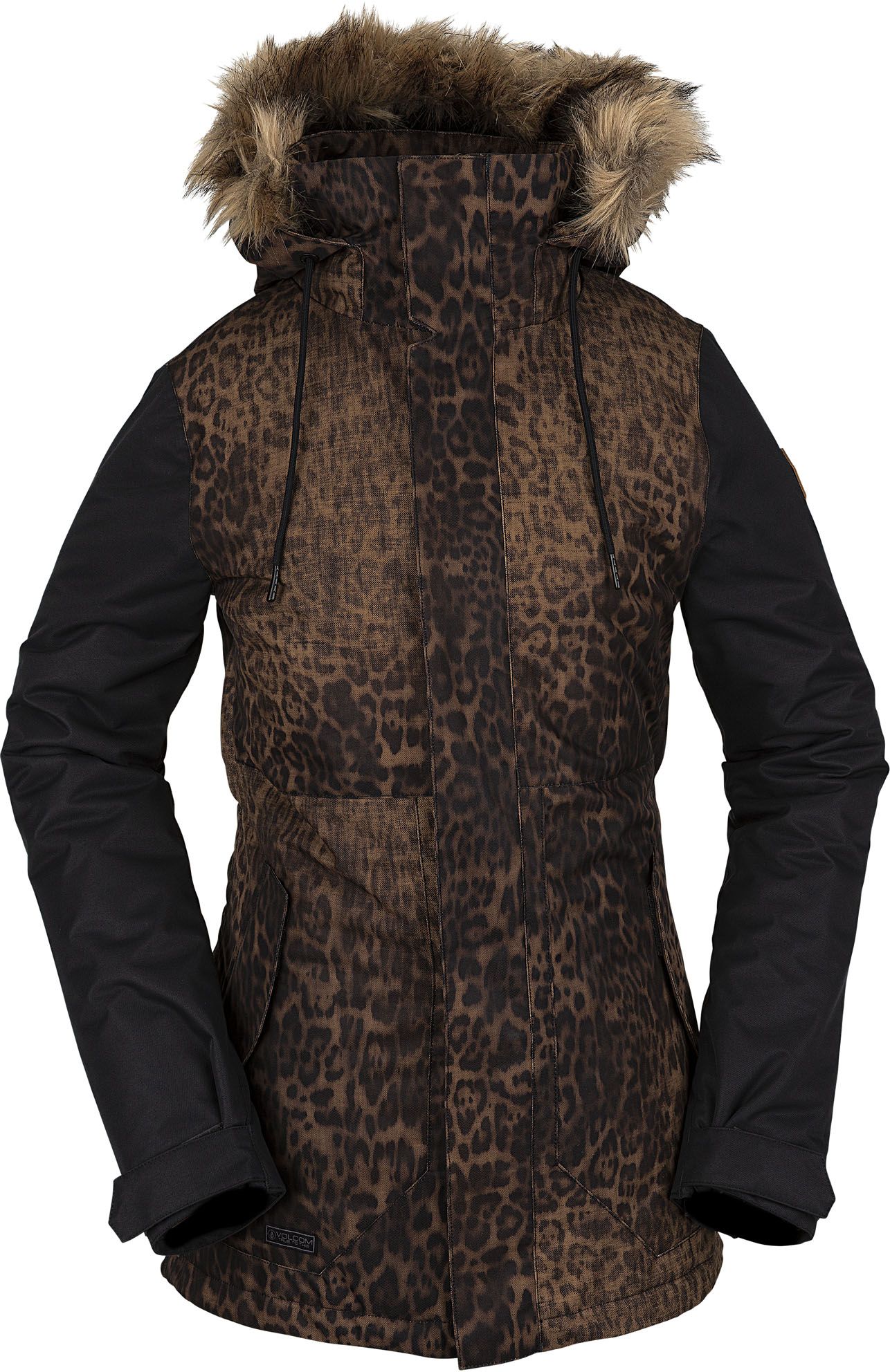 Volcom Fawn Ins Jacket Black Combo Women's ski jackets : Snowleader
