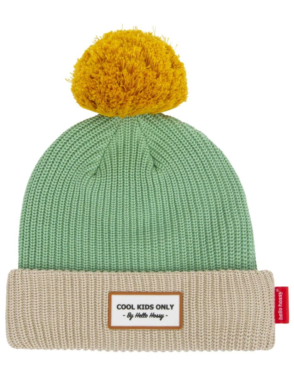Hello Hossy Bonnet Color Block Green Mützen und Kappen Kinder : Snowleader