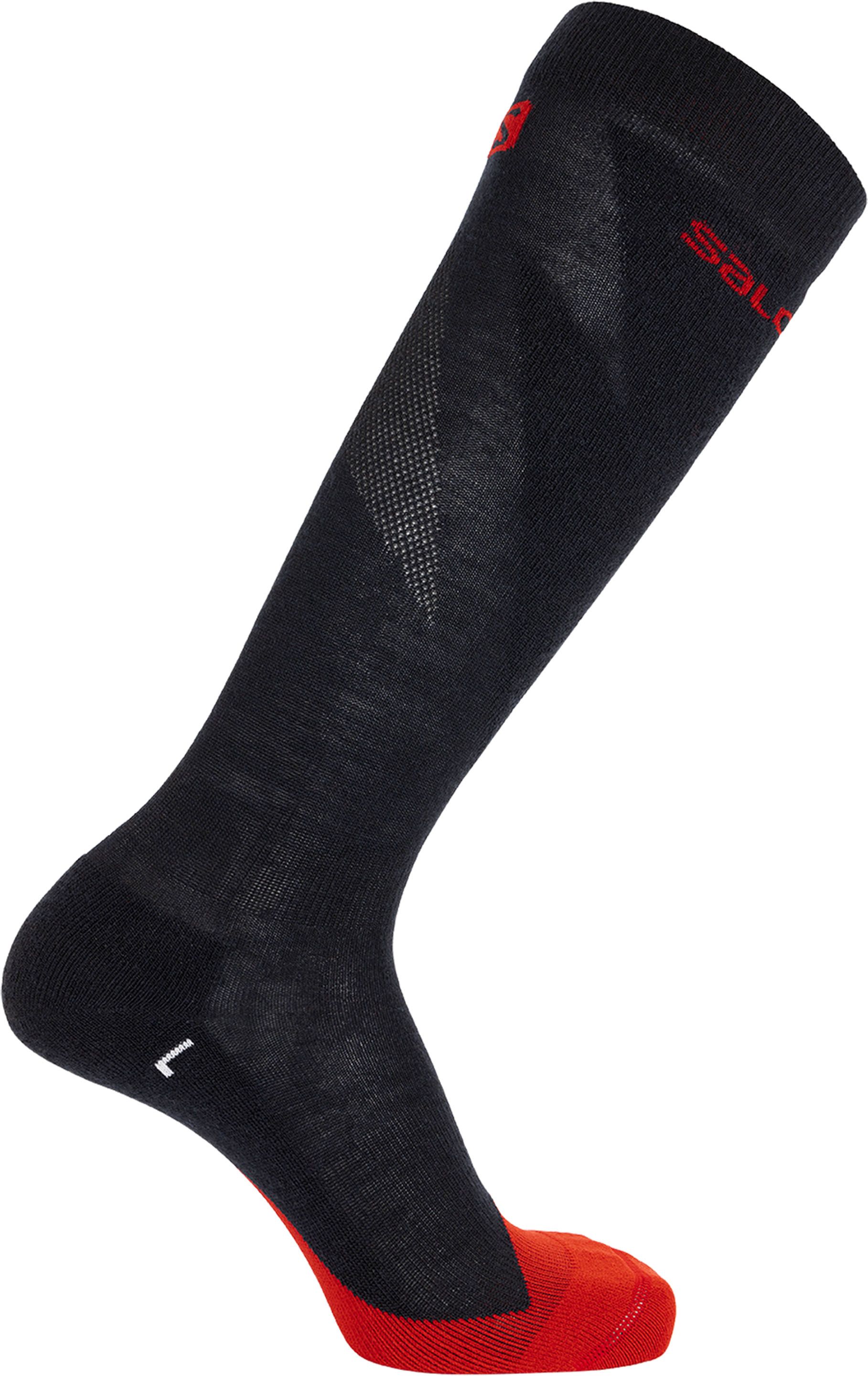 Salomon Socks S/Max M Black/Racing Red Ski socks : Snowleader