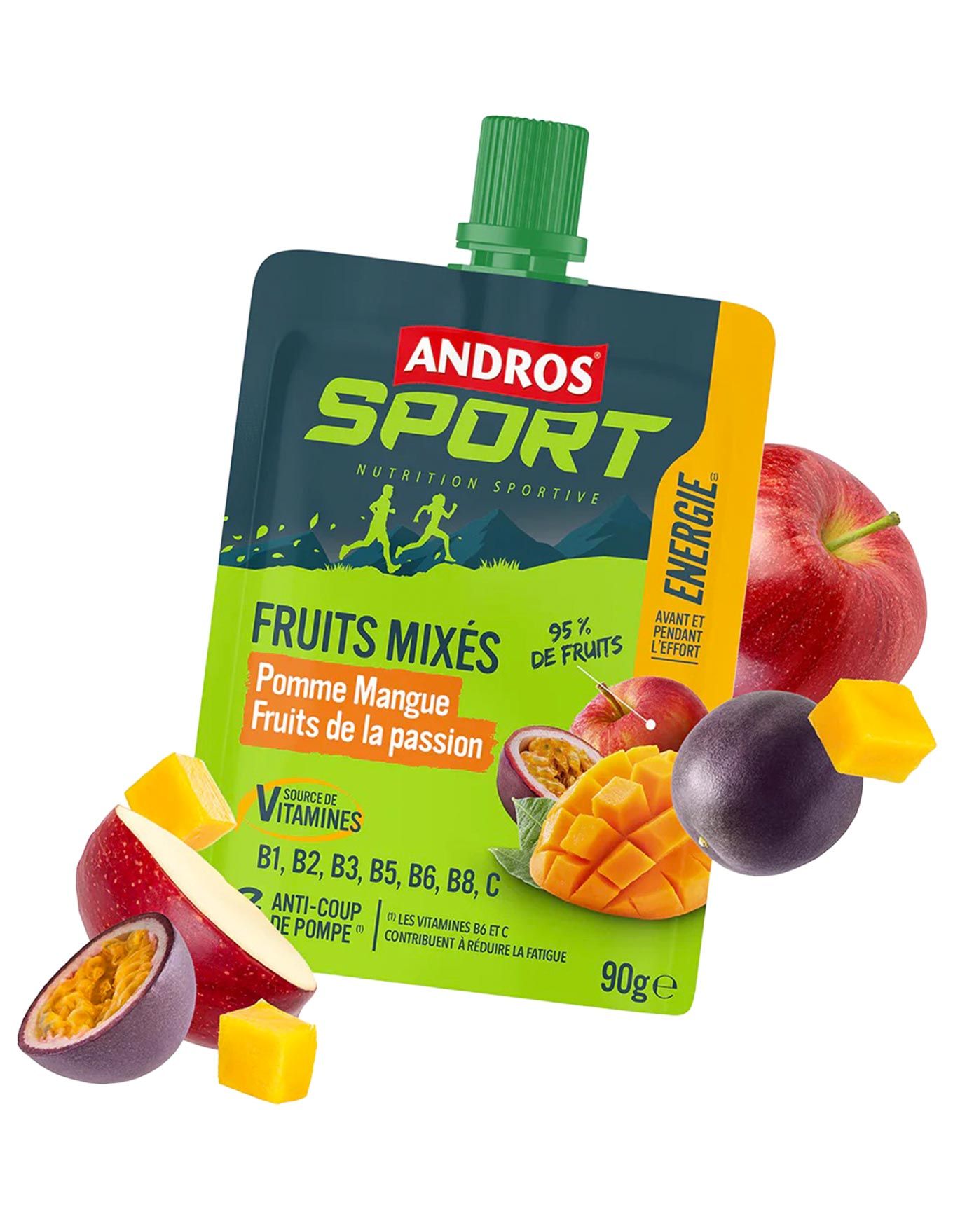 Andros Sport Gourde Fruits Mixés Pomme Mangue Fruits de la Passion ...