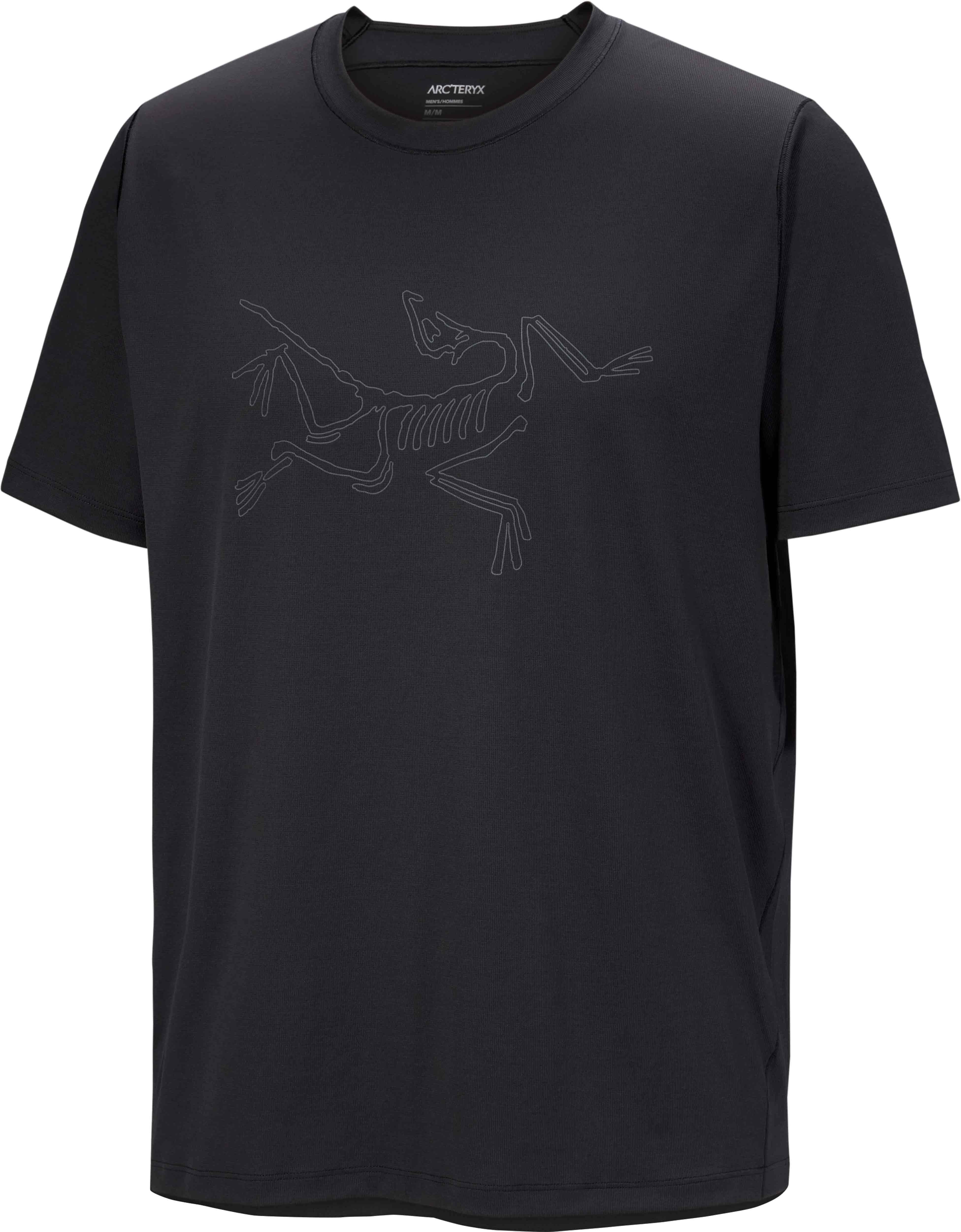 Arc'teryx Cormac Logo SS M Black Walking T-shirts : Snowleader