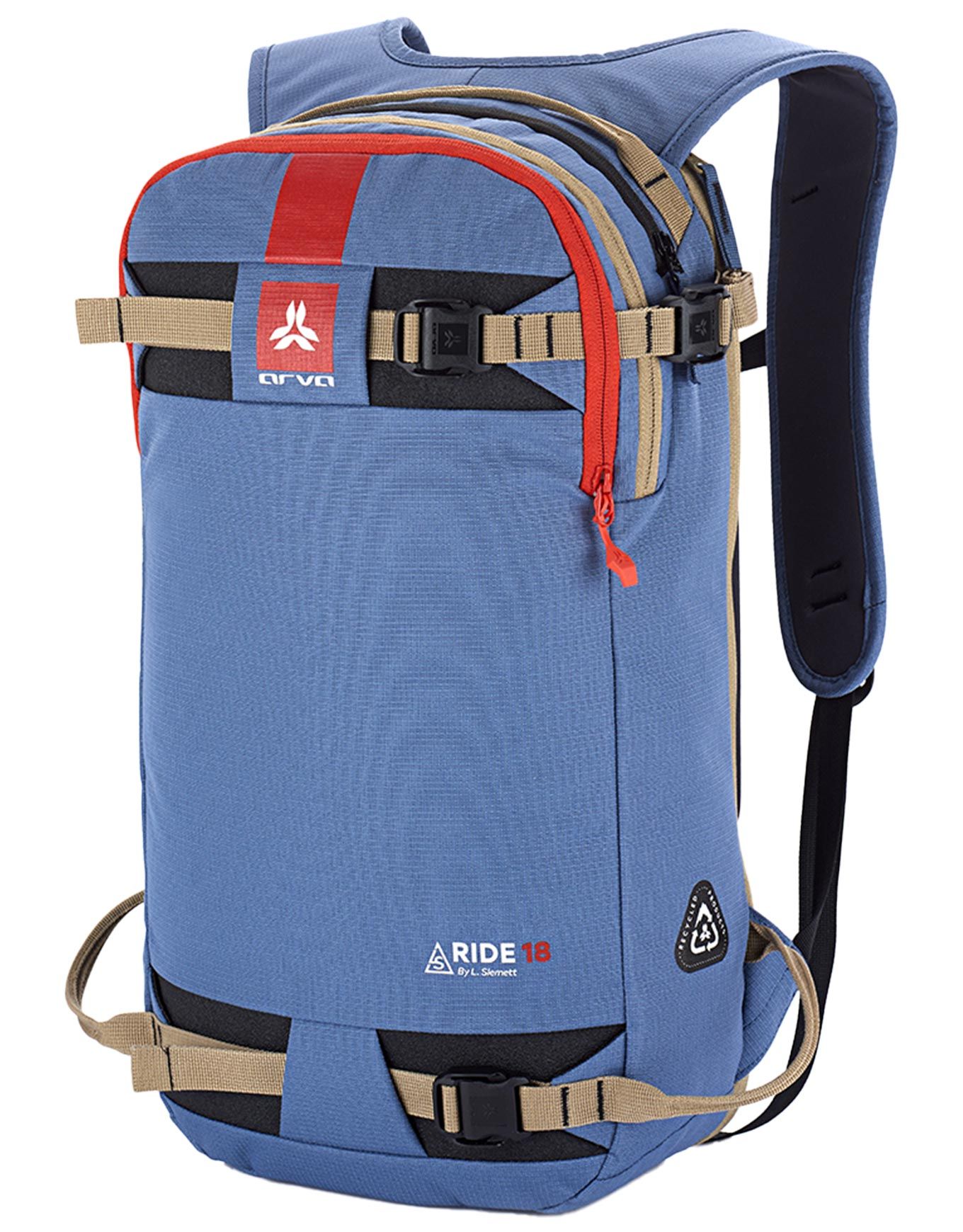 Arva Ride 18 Blue Denim Ski/snowboard backpacks : Snowleader