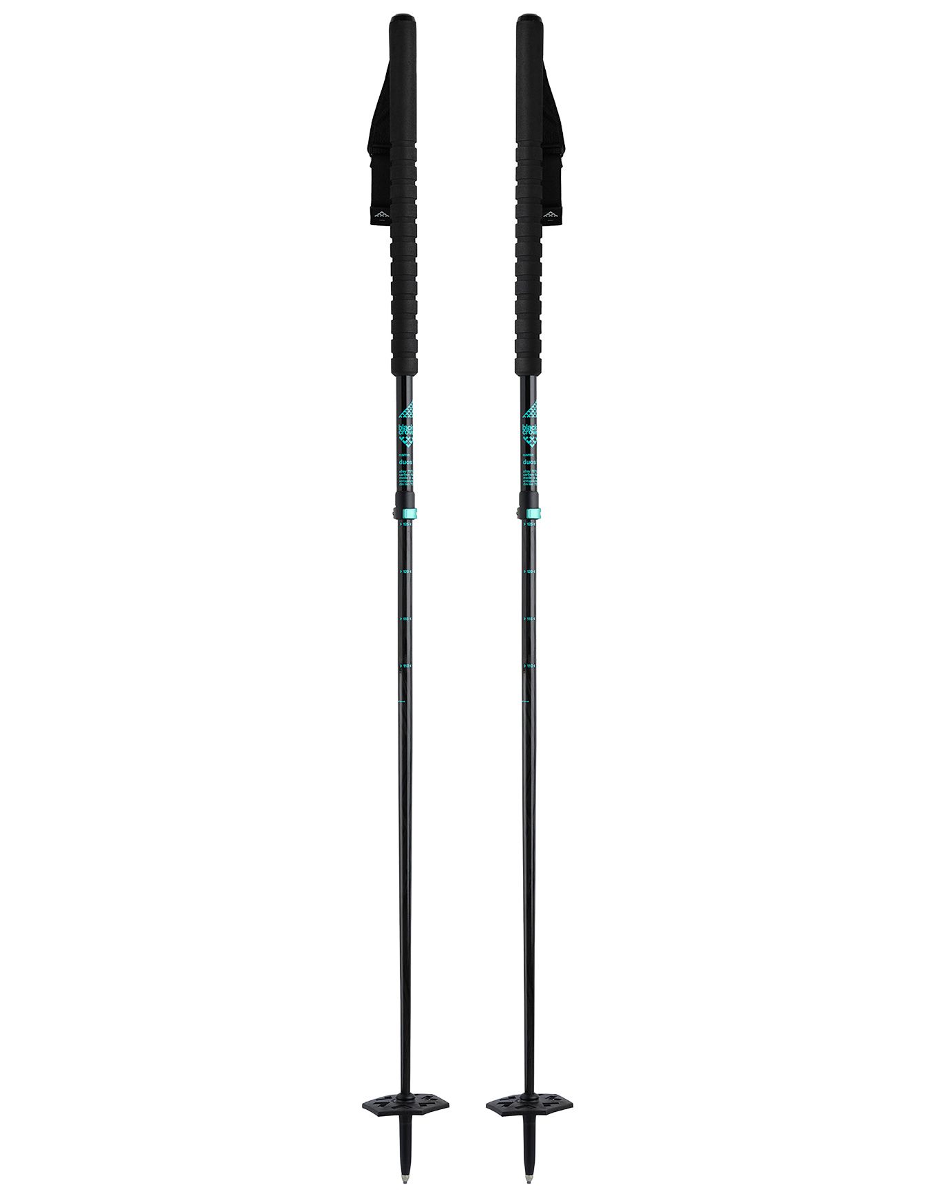 Blackcrows Duos Freebird Black/Mint Ski poles : Snowleader