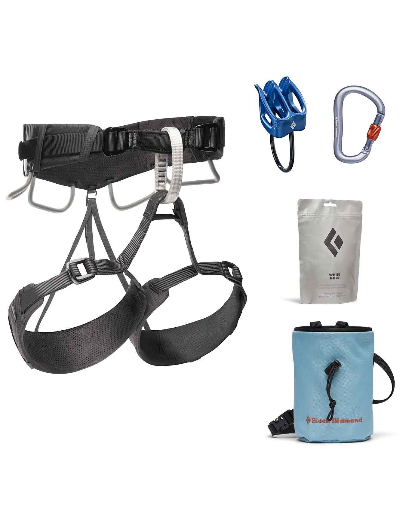 Black Diamond Momentum 4S Pack Anthracite Klimgordels : Snowleader