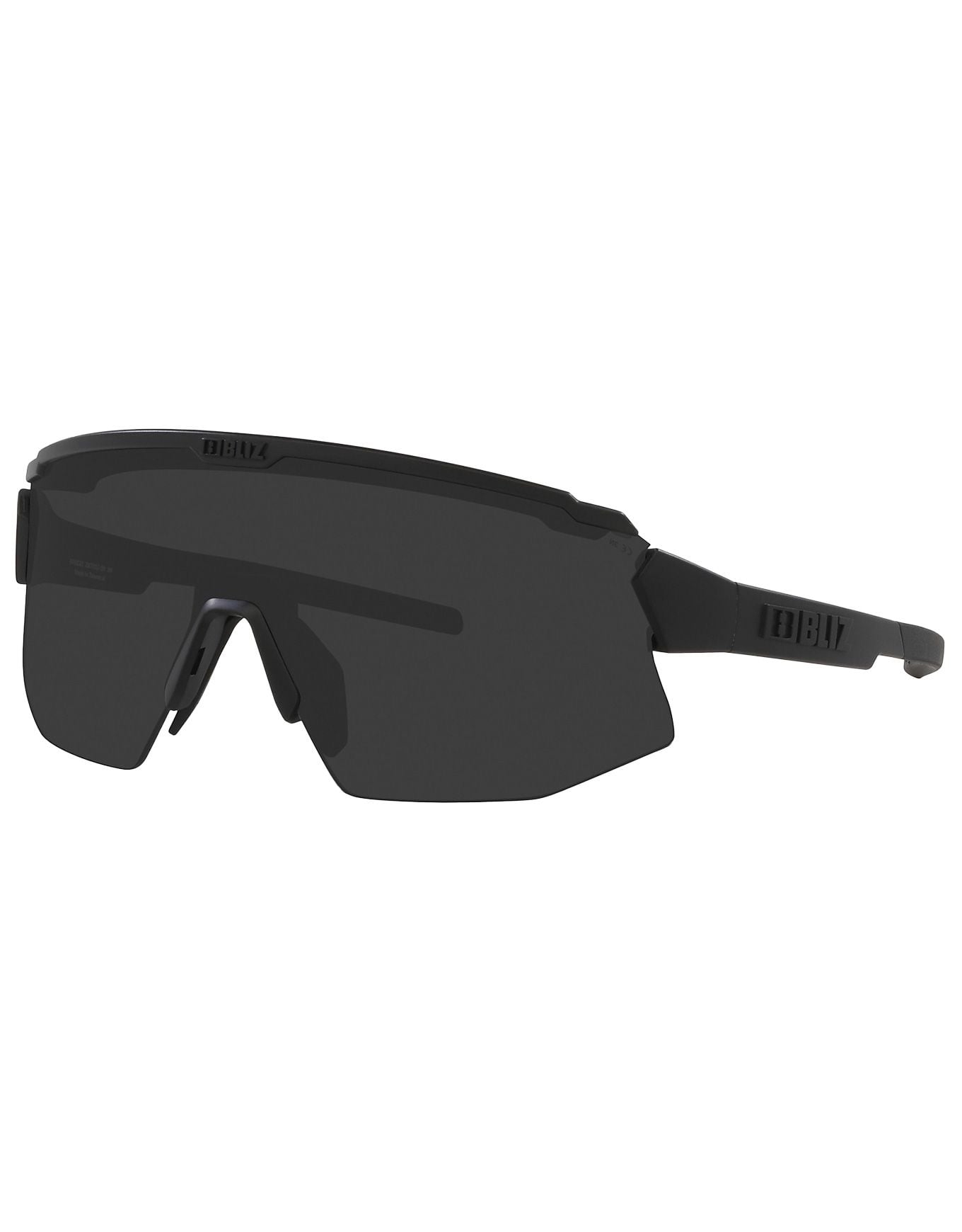 Bliz Breeze Matte Black Smoke Sunglasses : Snowleader