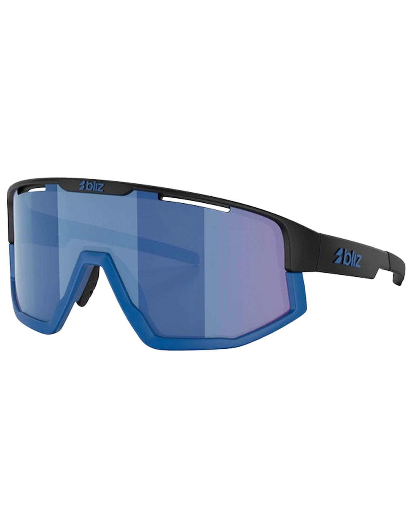 Bliz Fusion Matt Black Brown W Blue Multi Zonnebrillen : Snowleader