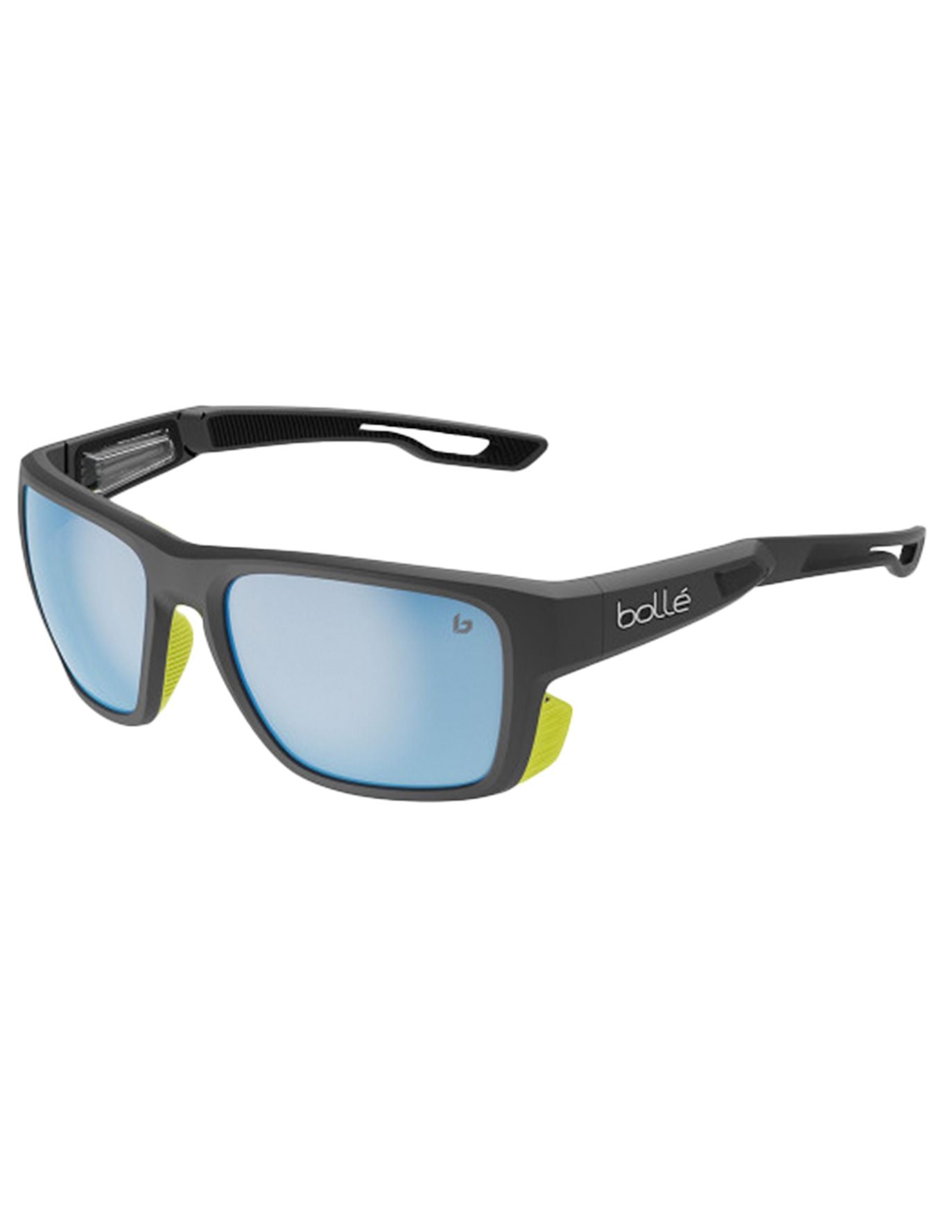 Bollé Airdrift Black Matte Acid - Sky Blue Polarized Lunettes de soleil ...