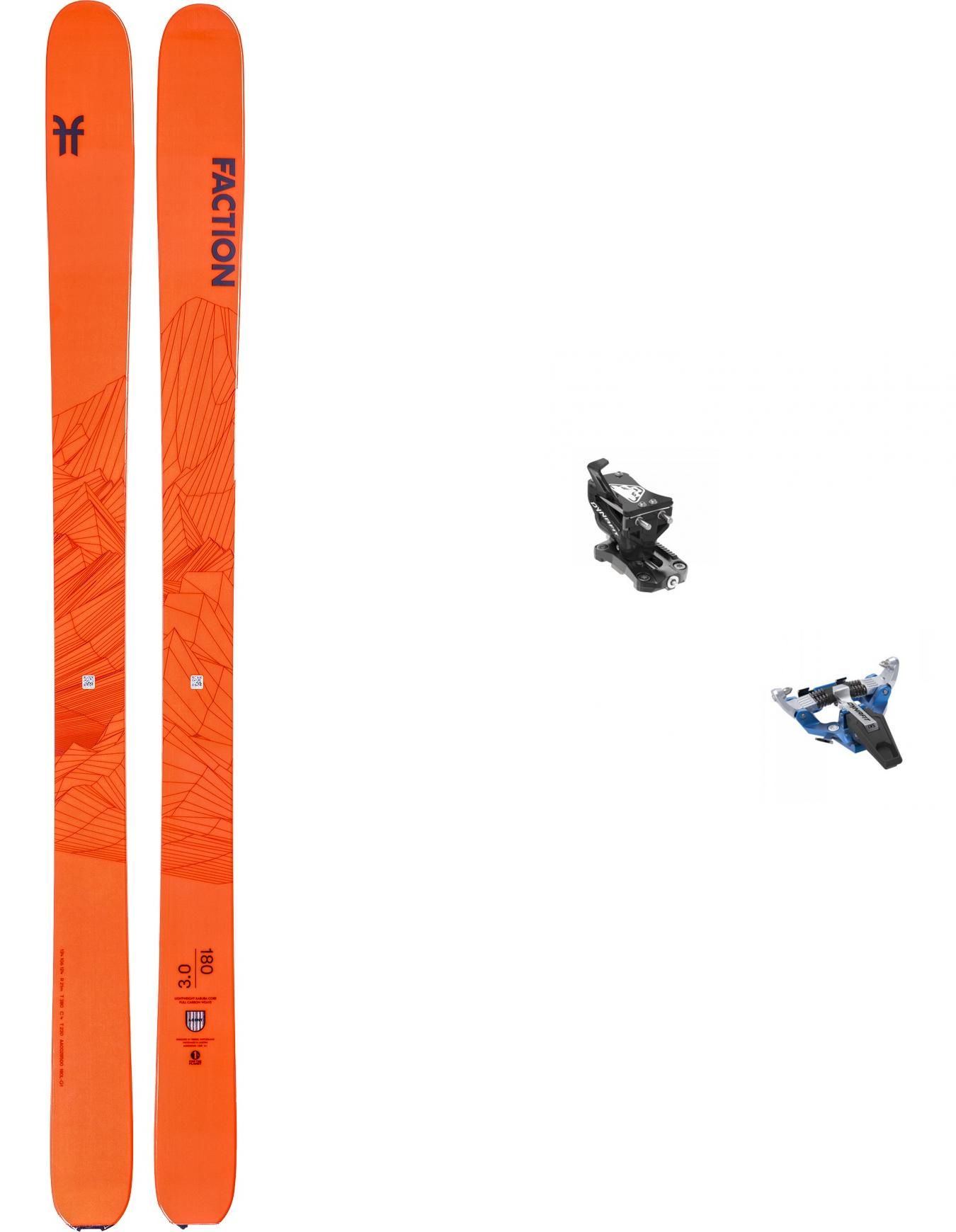 Faction Freeride Ski Set Agent 3.0 2022 Men's ski touring sets : Snowleader